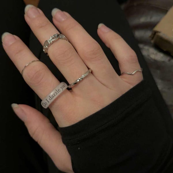 ACOTAR Book Page Ring - Etsy