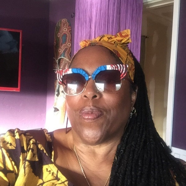 Half Moon Hoops - African Earrings - Fabric Earrings - African Print ...