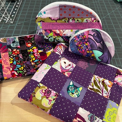 Esmee Zipper Pouch PDF Sewing Pattern / Sewing Tutorial / Project Bag ...