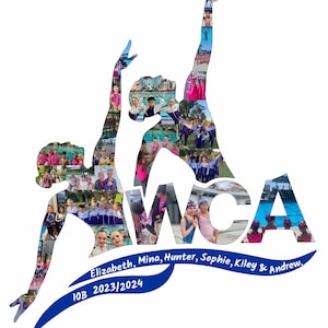 Custom Shape Photo Collage Personalized Photo Gift, Collage With Photos ...