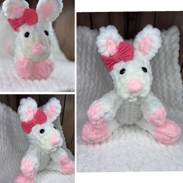 MINI Plushie Body EXTENSION / Video Tutorial / Finger Knit / Hand Knit ...