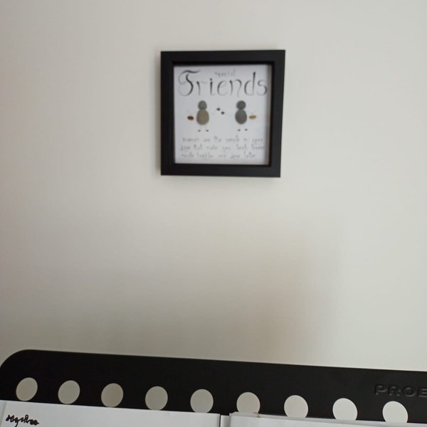 Personalised True Friends Pebble Art Frame. Friendship, Besties, Best ...