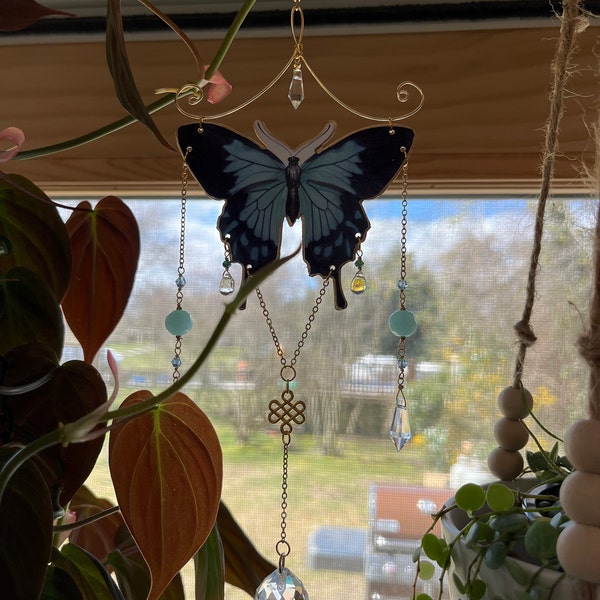 Sun Catcher, Suncatcher, Light Catcher, Crystal Decor, Handmade ...