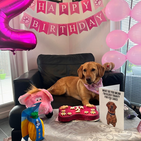 Fox Red Labrador Fathers Day Card - Etsy