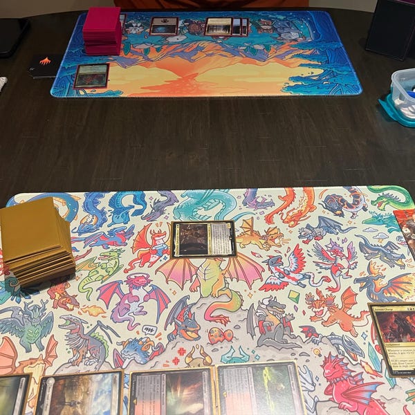 Jace Cat Playmat // Deskmat and Mousepad // Accessories for MTG - Etsy