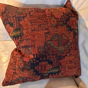 Any Size Red Turkish Kilim Throw Pillow Cover Dark Red - Etsy