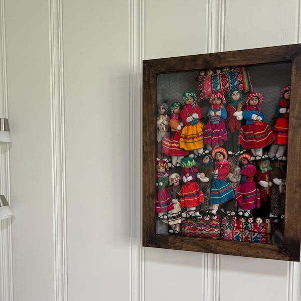 16"x20" Large Deep Shadow Box Display Case Frame, Unfinished, Painted ...