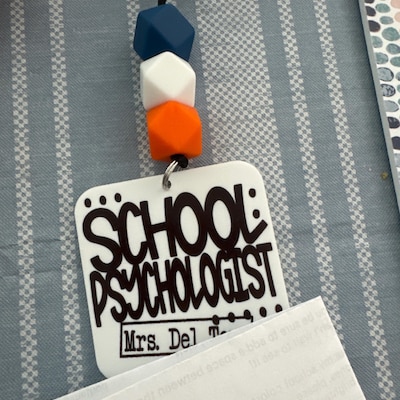 Teacher Lanyard Open Book Lanyard Librarian Lanyard Silicone Bead ...