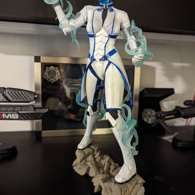 Red From Transistor Figure or Bust Unpainted Durable Resin 3D Printed ...