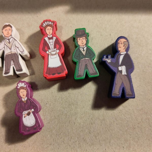 FLAMECRAFT - Matte Vinyl Meeple Stickers/decals Upgrade Kit ...