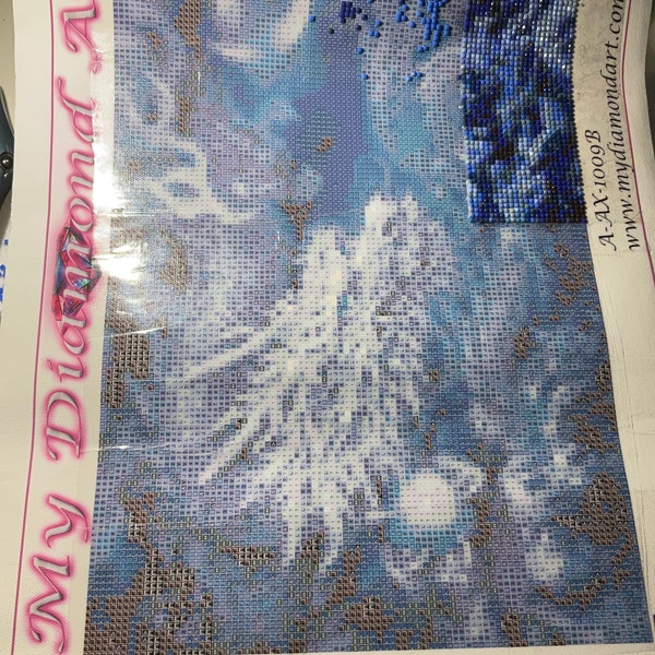 5D DIY My Diamond Art (white Dragon) Diamond Painting Kit (NEW) - Etsy