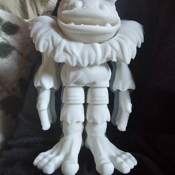 Flexi Print-in-place Standing Yeti for 3D Printing With 3MF Files ...