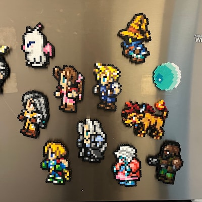 Final Fantasy IX: Perler Bead Sprites Zidane, Garnet, Vivi, Steiner ...