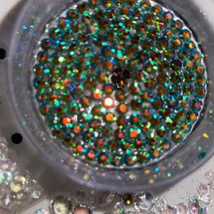 5MM SS20 Cup Jelly Resin Rhinestone JAR 1oz 2oz 4oz Rhinestones You ...