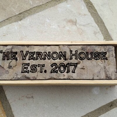 Custom Personalized Engraved Brick - Etsy