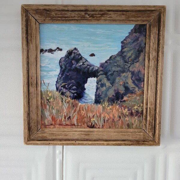 MATTED ORIGINAL Art/bunny Rabbit Drawing in Pen and Ink W/white Colored ...