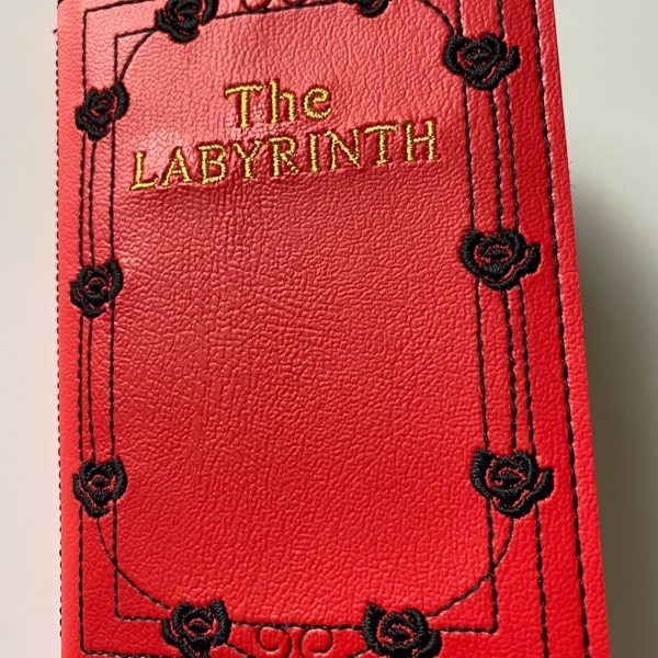 Labyrinth Notebook Cover Goblin King Jareth Sarah Maze Musical Fantasy ...