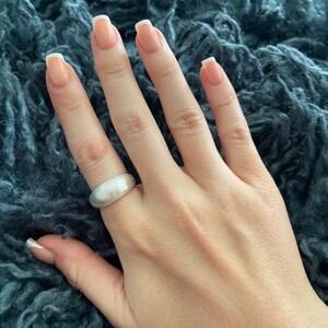 Melted Drip Silver Ring, Liquid Metal Dripping Ring for Women ...