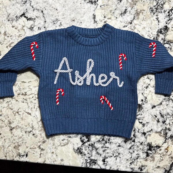 Kids Hand Embroidered Denim Jacket Personalized Name Kids Jean Jacket ...