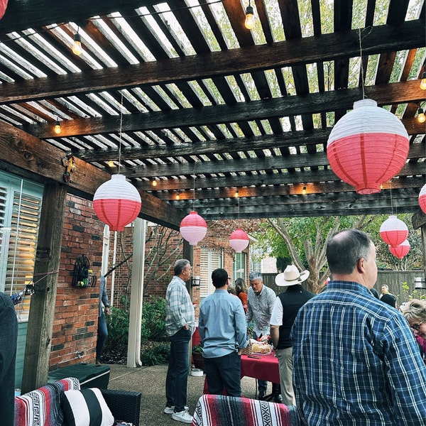 Fish Bobber Hanging Lanterns, Set of 6, Fishing Party, Retirement Party ...