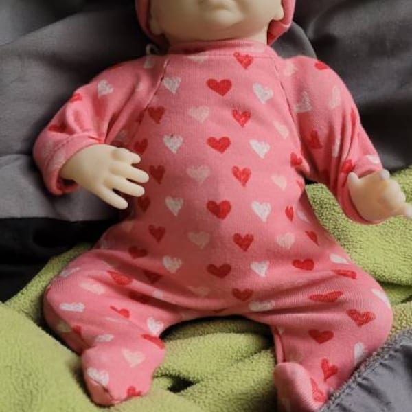 10-11" Custom Reborn Bodysuit Baby Doll Clothes 11" Miniature Bodysuit ...