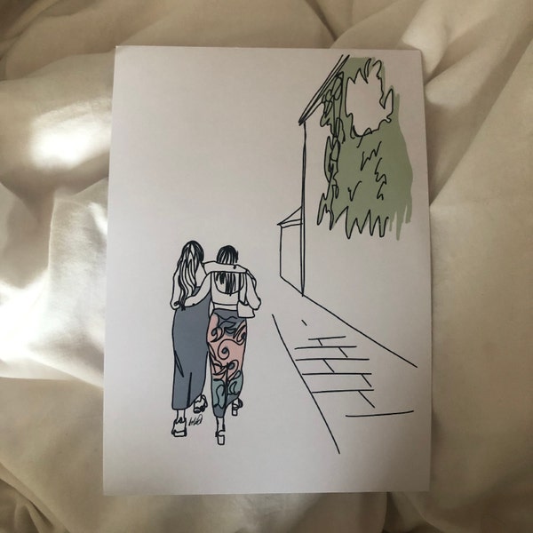 Custom Drawing Print // Personalised Art - Etsy UK