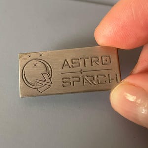 Personalized Logo Name Tag Company Badge Pin, Your Business Logo Name ...