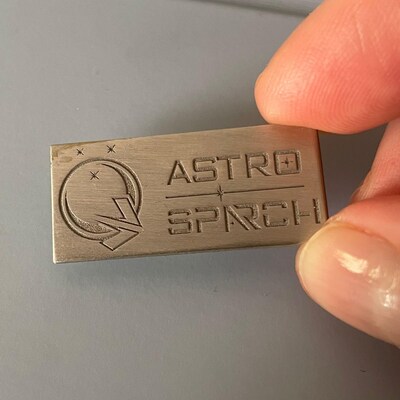 Personalized Logo Name Tag Company Badge Pin, Your Business Logo Name ...