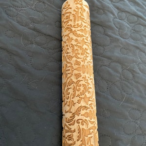 Rolling Pin: Cardinals in Birch Tree Embossed Cookies Clay Pottery ...