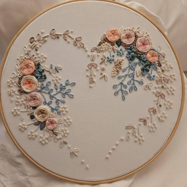 PDF Pattern+ Video Tutorial/alphabet-bouquet-hand Embroidery Pattern ...