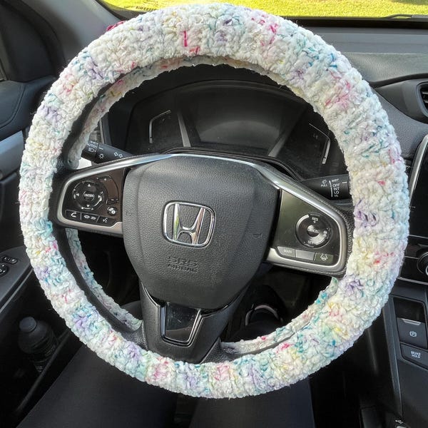 Sparkling Velvet Steering Wheel Cover, Car Accessories, Cute Wheel ...