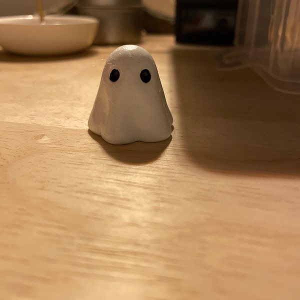 Tiny Clay Ghost Figure - Etsy