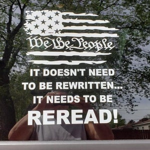 8646 American Flag Die Cut Decal Home Laptop Computer Truck Car Bumper ...