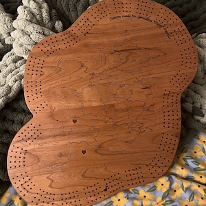 Personalized Cross Cribbage Board Wedding-themed - Etsy