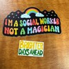 Social Worker Sticker, LCSW Sticker, Social Worker Gift, Pink Social ...