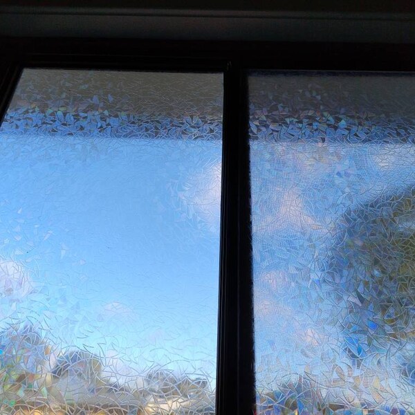 Custom Size Glass Films,stained Glass Stickers Static Cling,frosted ...