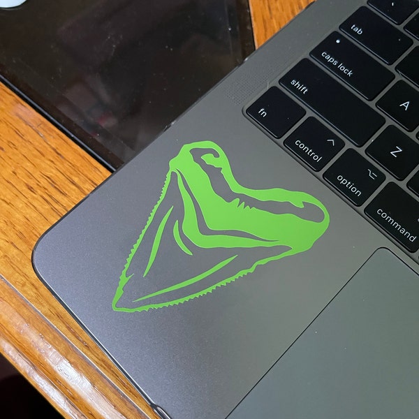 Shark Tooth Vinyl Decal, 4 Styles, Laptop, Phone, Car, Truck, Boat - Etsy