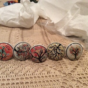 Assorted Black & White Ceramic Knobs Kitchen Cabinet Drawer - Etsy