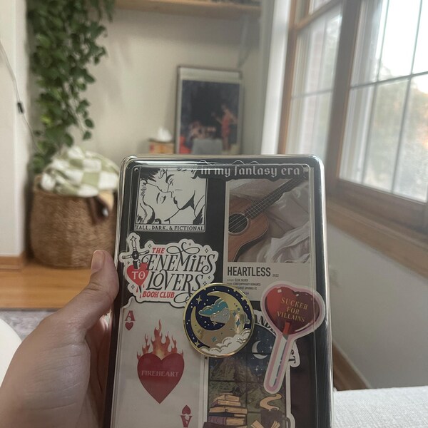 Villains Make Books Better Devilish Heart Bookish Reader Sticker Water ...