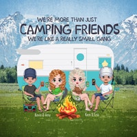 Best Friend Clipart: "men's Camping Chibi". Summer Fashion. Graphics ...