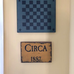 Primitive Colonial Circa Sign - Etsy