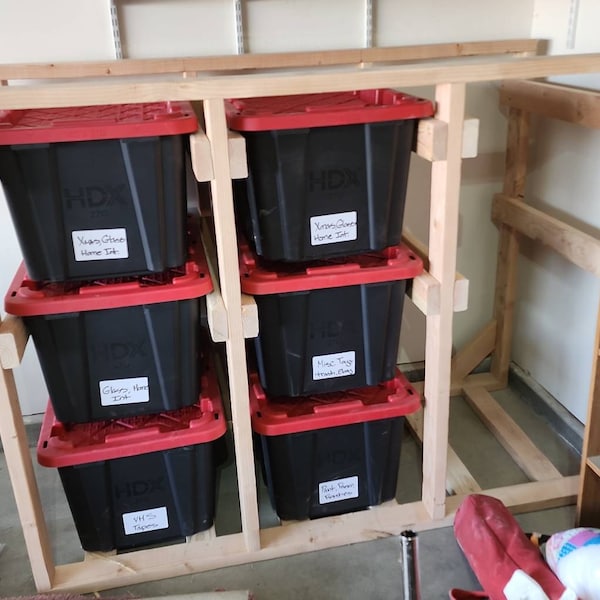 3X3 Storage Tote Organizer Lowe's - Project Source Commander - Etsy