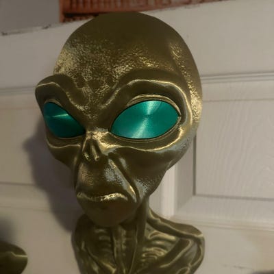 Wall Mounted Alien Headset Holder STL 3D Printing Files, Alien ...