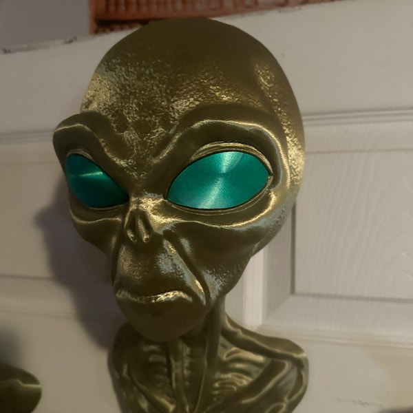 Wall Mounted Alien Headset Holder STL 3D Printing Files, Alien ...