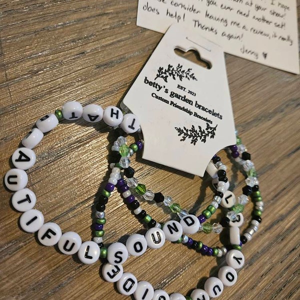 Self Care Bracelet Bundles, Mental Health/positive Affirmation ...