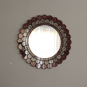 Small Accent Wall Mirror Set of 3 Decorative Vintage Mirrors of 6 for ...
