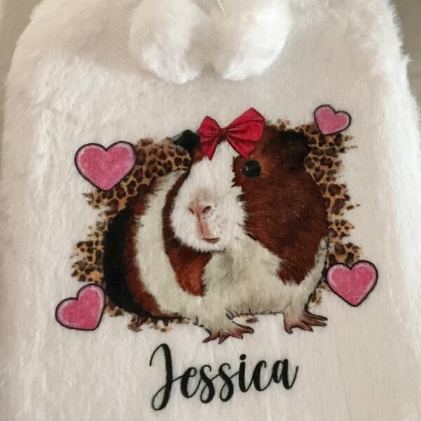Guinea Pig Ribbon Heart Leopard Png, Leopard Guinea Pig Png, Guinea Pig ...