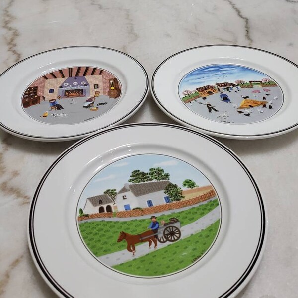 Set of 4 Vintage Dunoon Stoneware Winter Wonderland by Jane Brookshaw ...