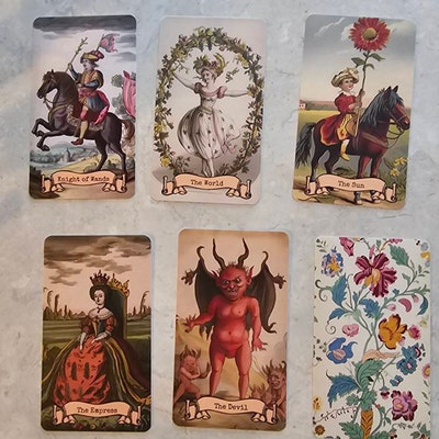 Black Tarot Cards, Colorful Tarot Deck, Indie Tarot Deck, RSW Based ...