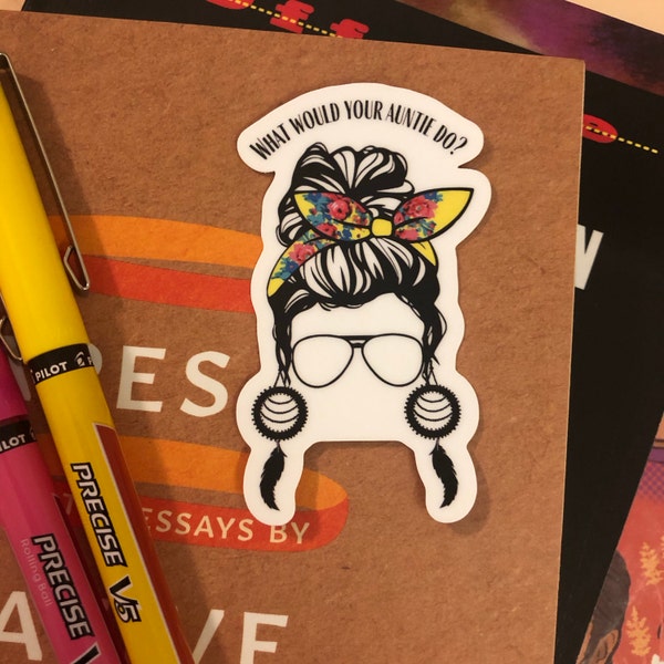 Small Maktaq and Ulu Sticker, Vinyl Sticker, Native Sticker, Indigenous ...